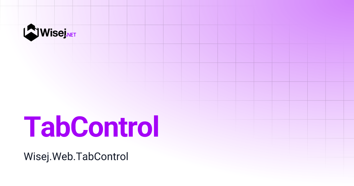 TabControl | Wisej.NET API