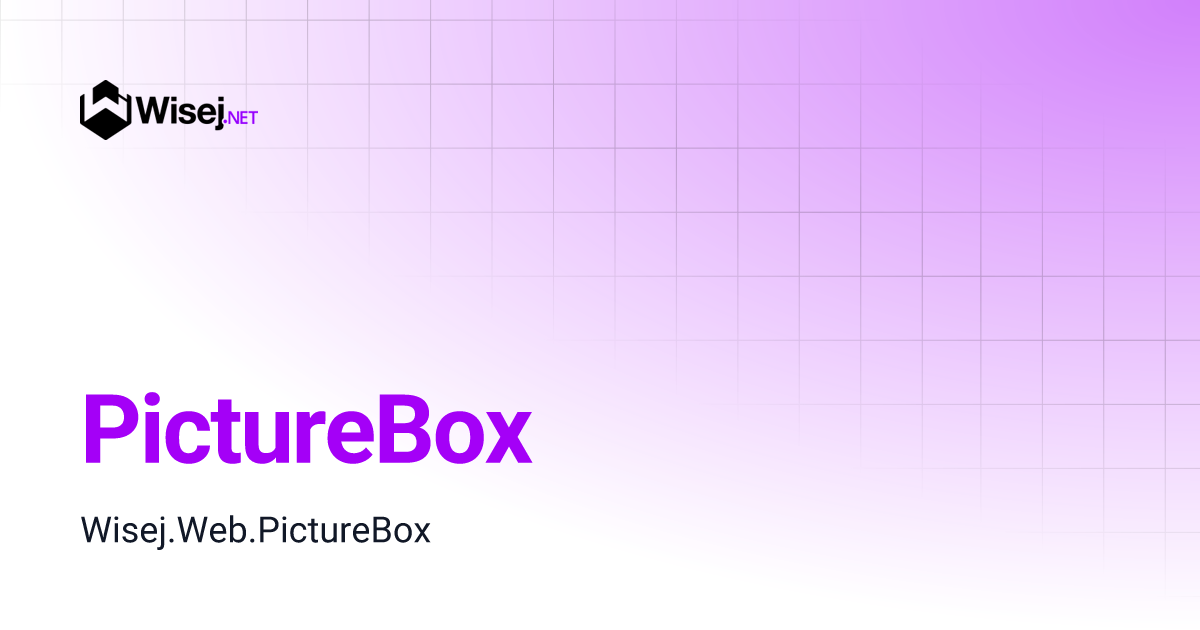 PictureBox | Wisej.NET API