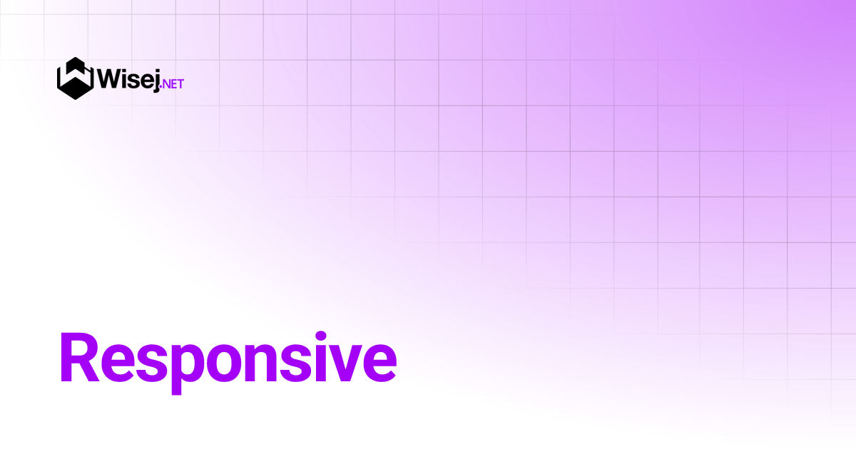 Responsive | Wisej.NET API