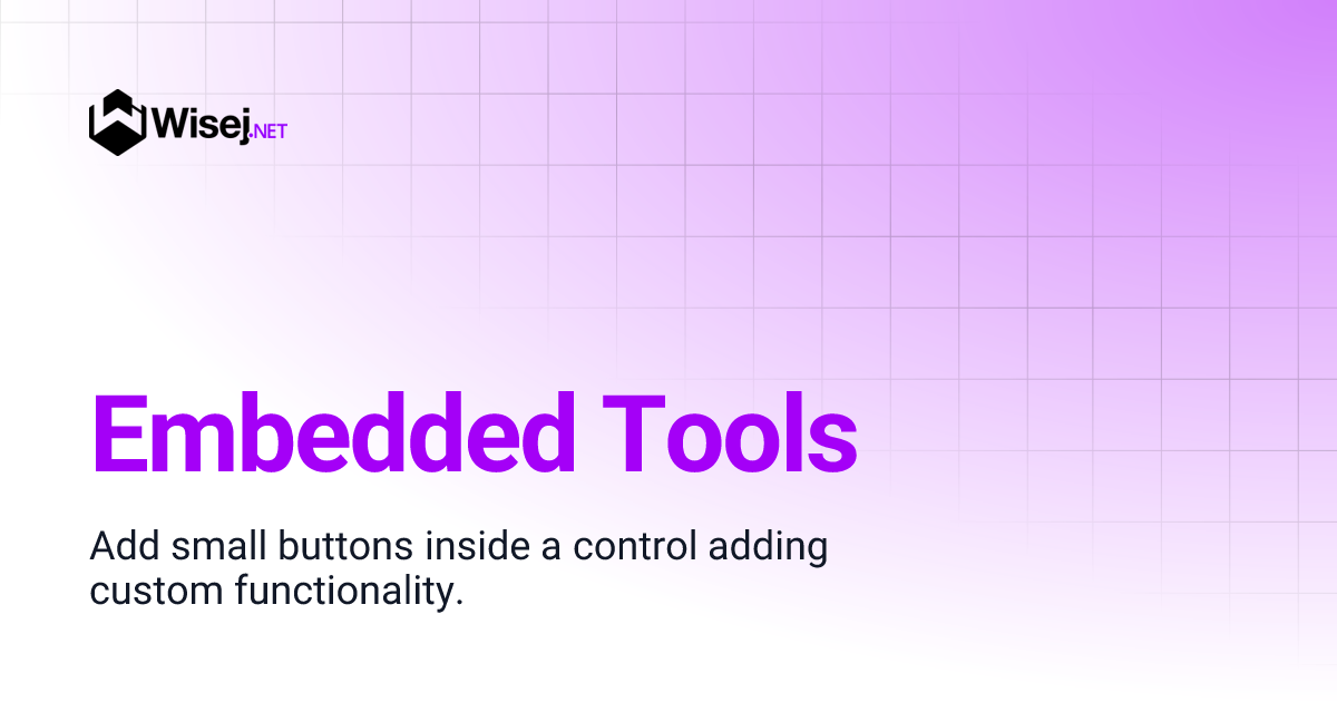 Embedded Tools | Wisej.NET