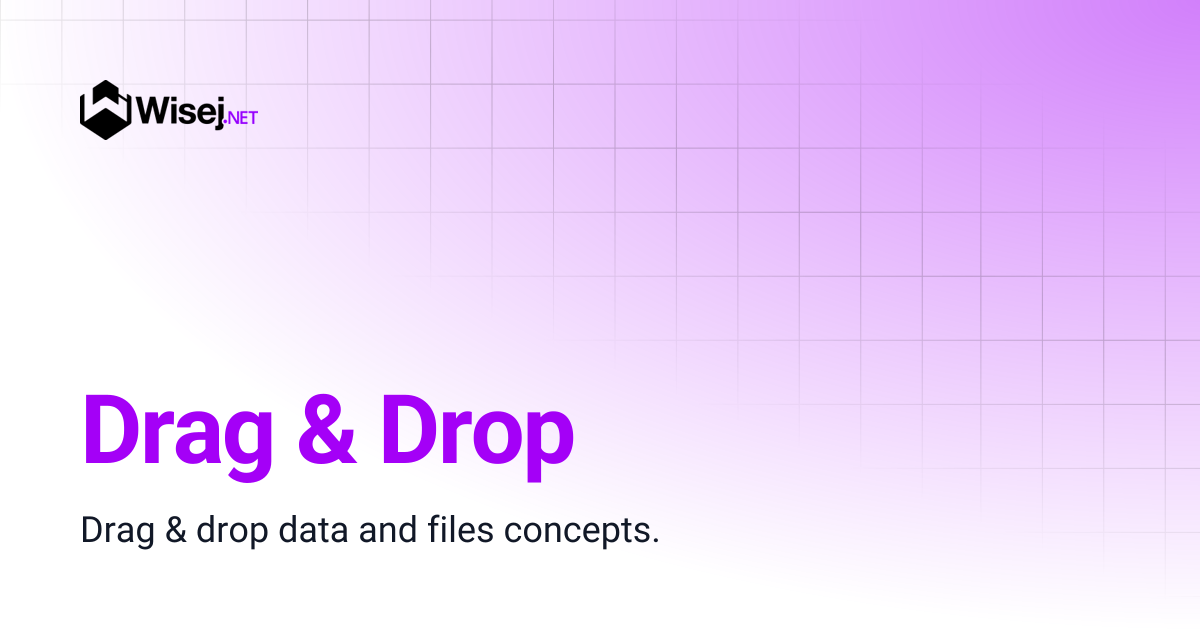 Drag & Drop | Wisej.NET