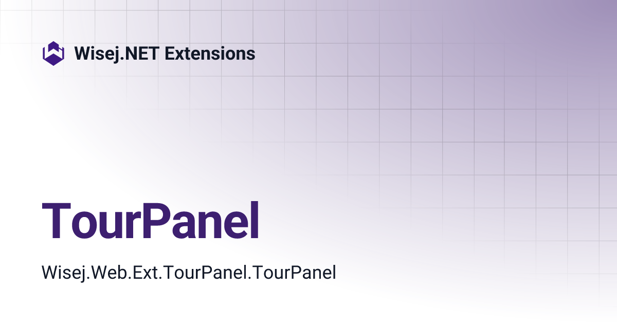 TourPanel | Wisej.NET Extensions