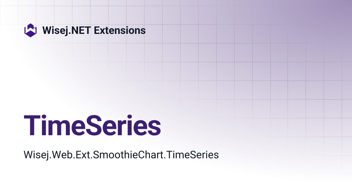 TimeSeries | Wisej.NET Extensions